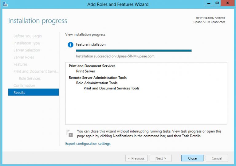 Installing Document and Print Services Role on Windows Server 2012 Step ...
