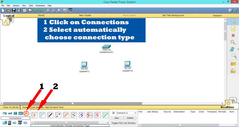 Connecting Network Computers Through Cisco Switch Cisco Ccna Lab