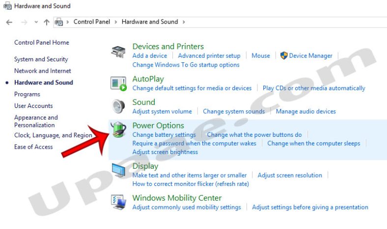 How to Tell Windows What to do when Laptop lid is closed - UPaae