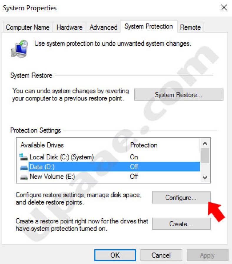 How to Create a System Restore Point in Windows 10 - UPaae