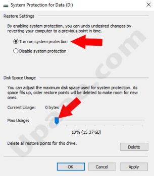 How to Create a System Restore Point in Windows 10 - UPaae