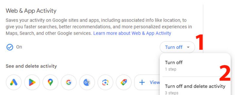 How to Delete Google Search History and App History – UPaae